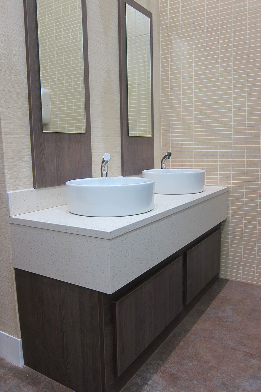 Nu-Solid Surface Vanity Units - Washrooms - Nu-Style